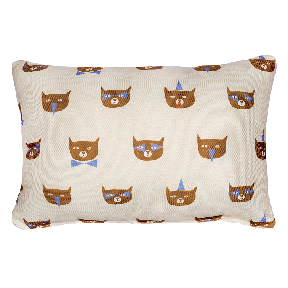 Mini coussin Bear Party Mimilou pour chambre enfant - Les Enfants du Design