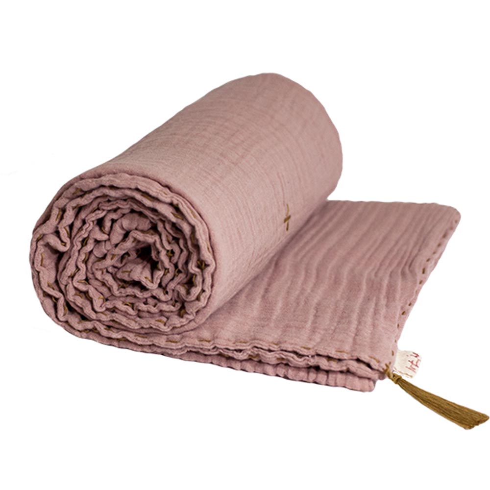 Couverture légère - Vieux rose Numéro 74 pour chambre enfant - Les ...