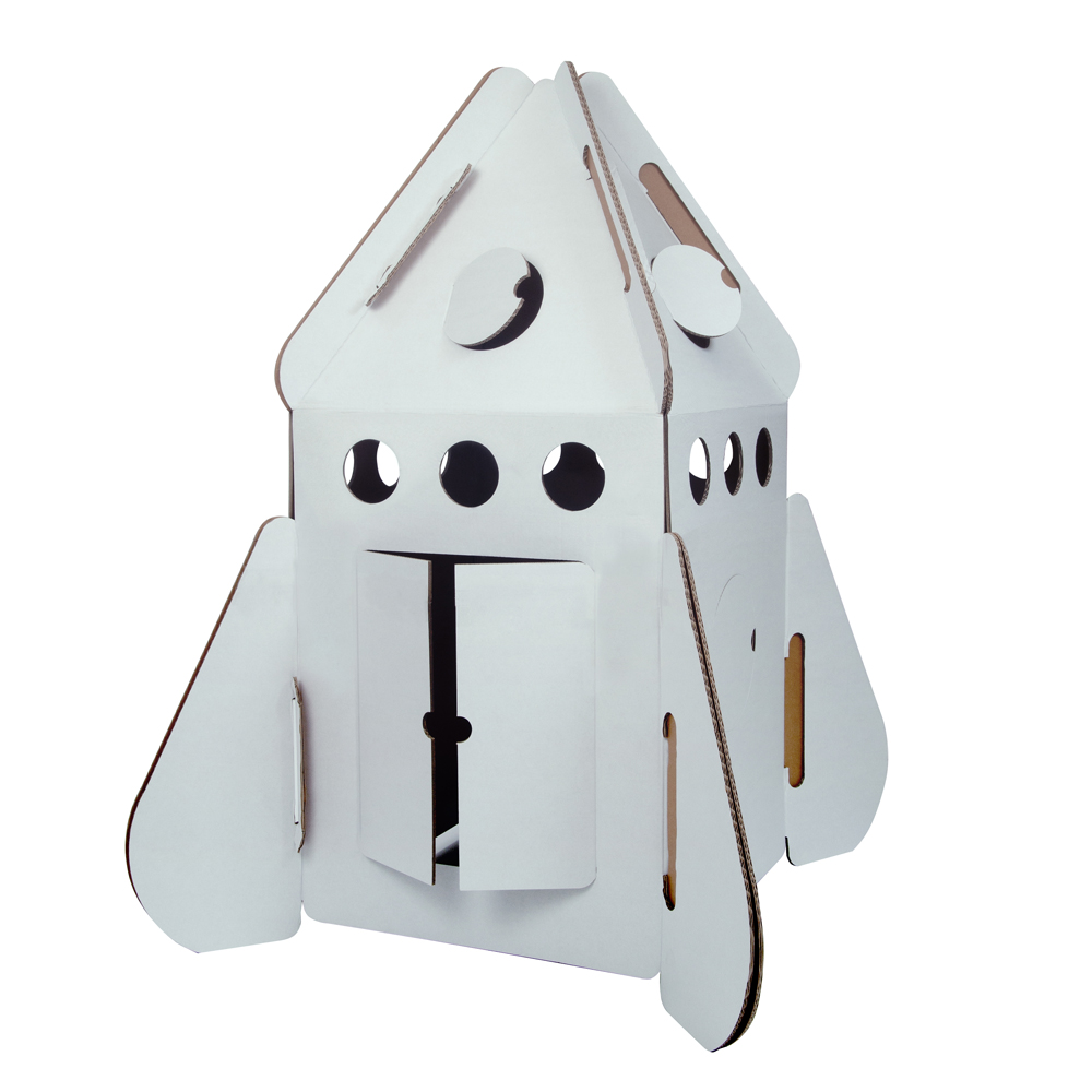 Rocket - Fusée en carton Studio Roof pour chambre enfant - Les Enfants ...