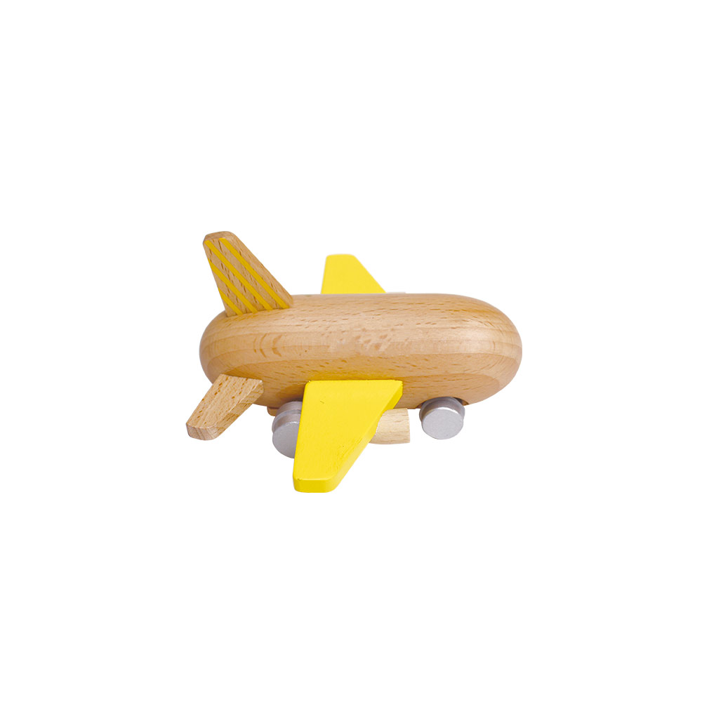 Avion Mini Jet - Jaune Kiko+ pour chambre enfant - Les Enfants du Design