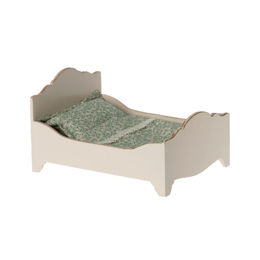 Lit en bois Miniature - Mini Maileg pour chambre enfant - Les Enfants ...